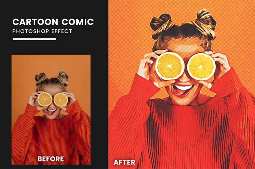50+ Insane Comic-Book Style Photoshop Effects and Cartoon Filters ...