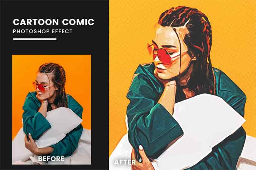 50+ Insane Comic-Book Style Photoshop Effects and Cartoon Filters ...