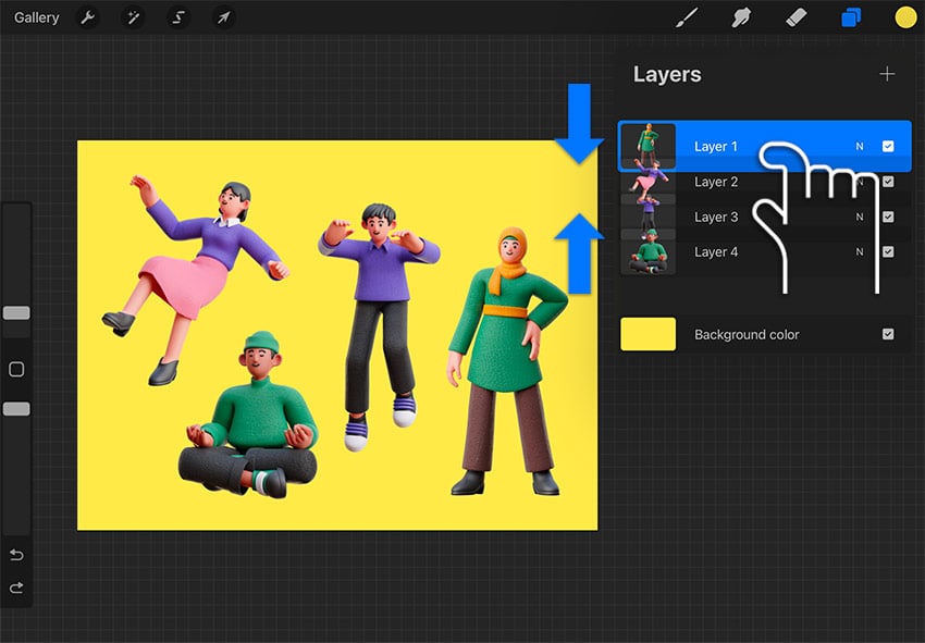 How to Merge Layers in Procreate | Envato Tuts+