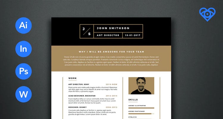 39+ Best Photoshop Resume Templates (Photo Formats 2025) | Envato Tuts+