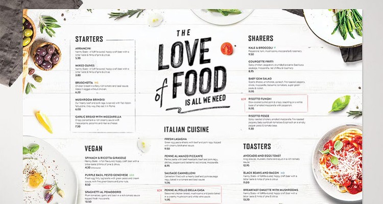 20+ Cool Restaurant Menu Template Designs (Best Modern Designs for 2025 ...