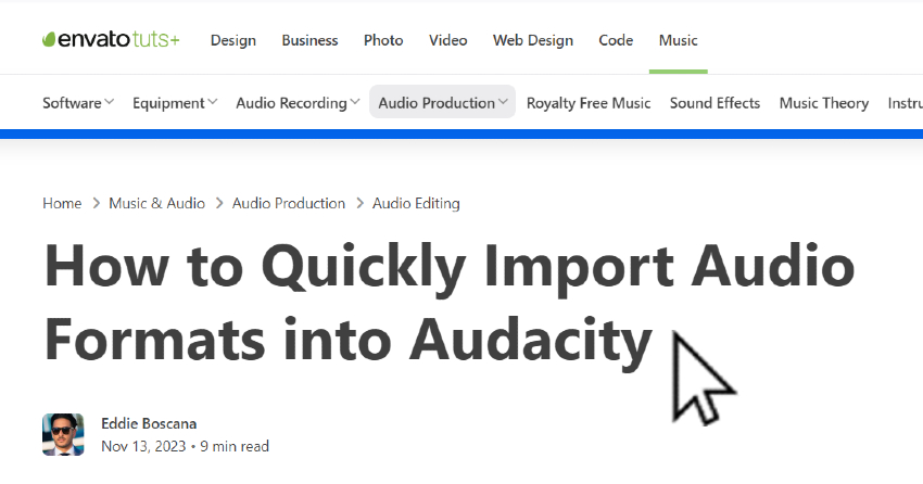 How to Use the Equalizer in Audacity for Better Audio | Envato Tuts+