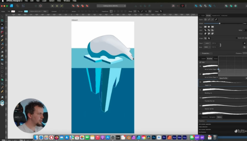 How to use the Brush Tool in Affinity Designer | Envato Tuts+