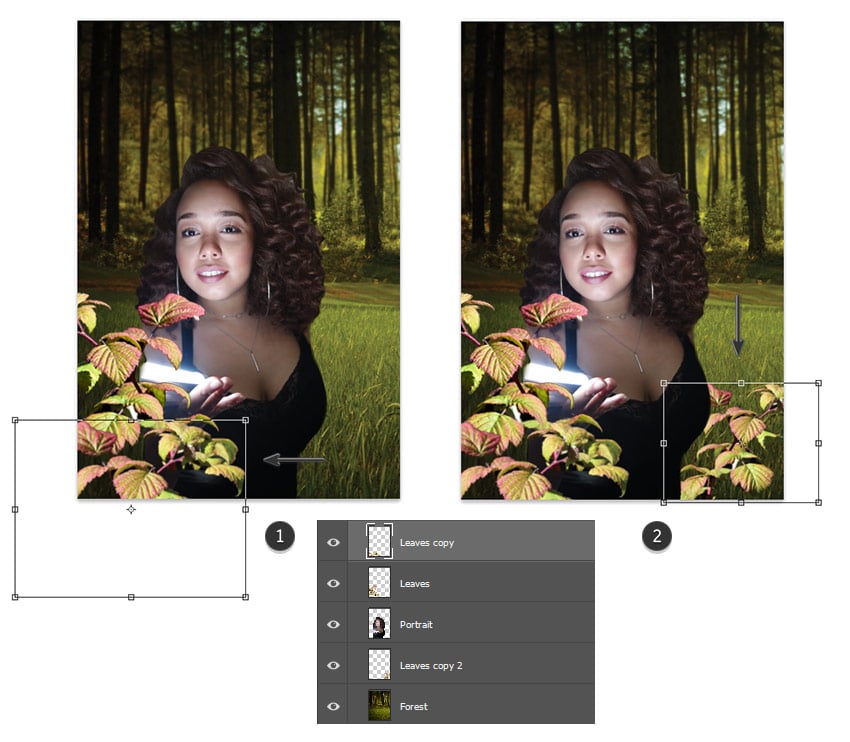 How to Create a Forest Self-Portrait Photo Manipulation in Adobe ...