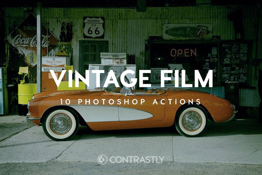 25+ Vintage Photo Effect Photoshop Actions & Old Retro Styles