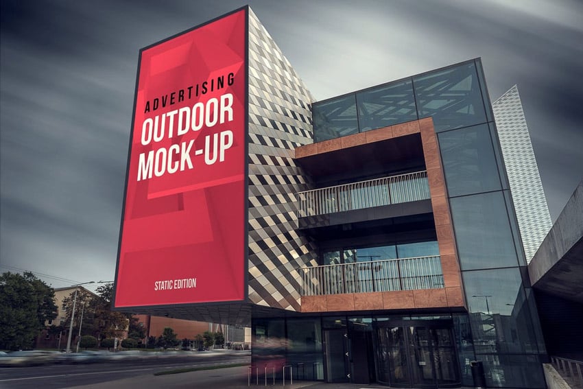 Die 22 besten Plakatwand PSD Mockups (Beschilderung & Außenwerbung)