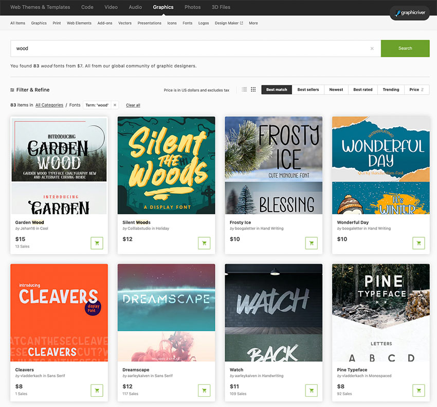 17 Fonts That Look Like Wood (Planks, Logs, Carved and More) | Envato Tuts+