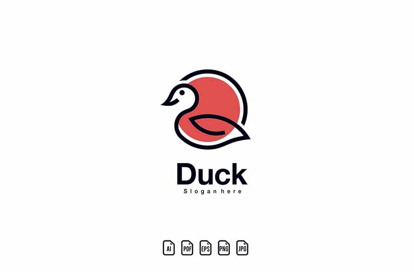 42 Cool Duck Logo Designs