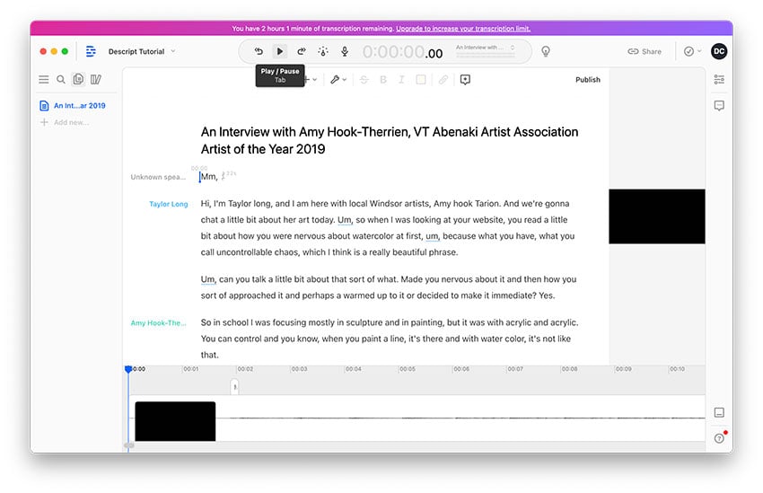 How to Correct Automatic Transcription Errors in Descript (Tips and ...