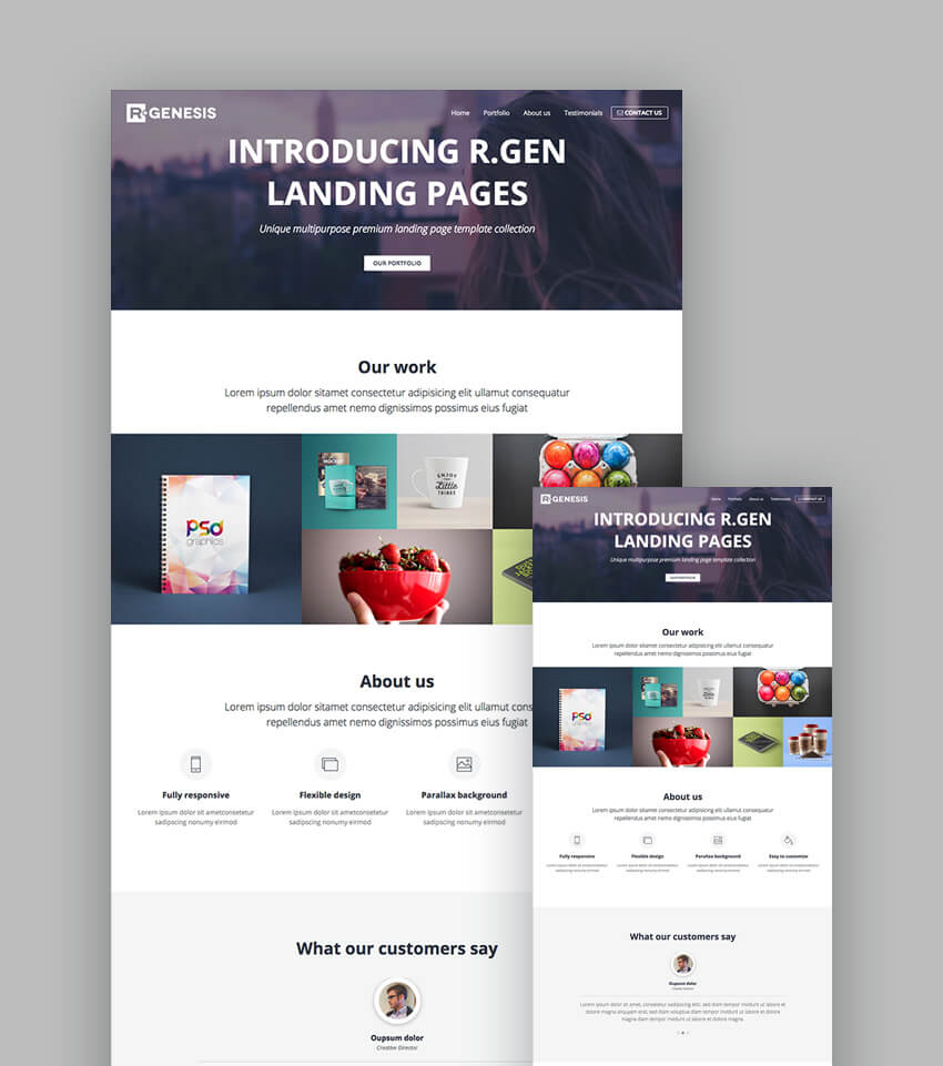 18+ Template HTML5 Landing Page Responsif Terbaik (2018) | Envato Tuts+