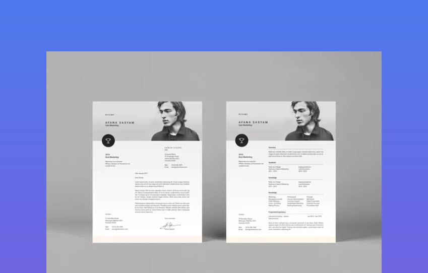 39+ Best Photoshop (PSD) Resume CV Templates (Photo Formats)