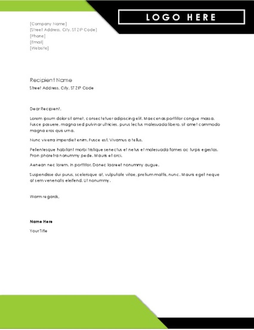 Die 20 besten kostenlosen Microsoft Word Briefkopfvorlagen für ...
