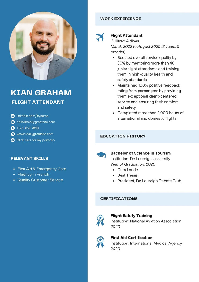20+ Best Free Canva Resume CV Templates to Download for 2025 | Envato Tuts+