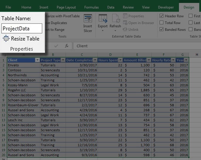 How To Make & Use Tables In Microsoft Excel (Like a Pro) | Envato Tuts+