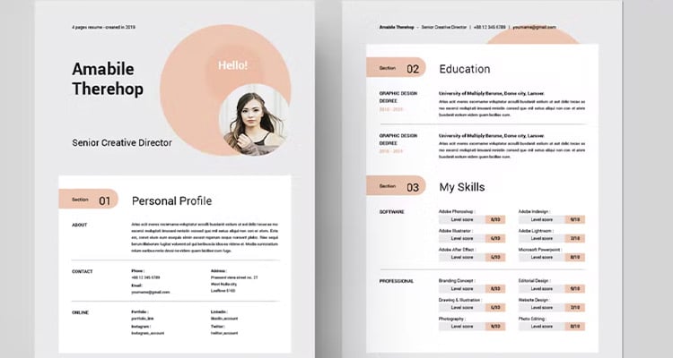Free Google Docs & Microsoft Word CV Templates for 2023
