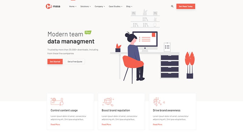 15 Best Tech Startup WordPress Themes | Envato Tuts+