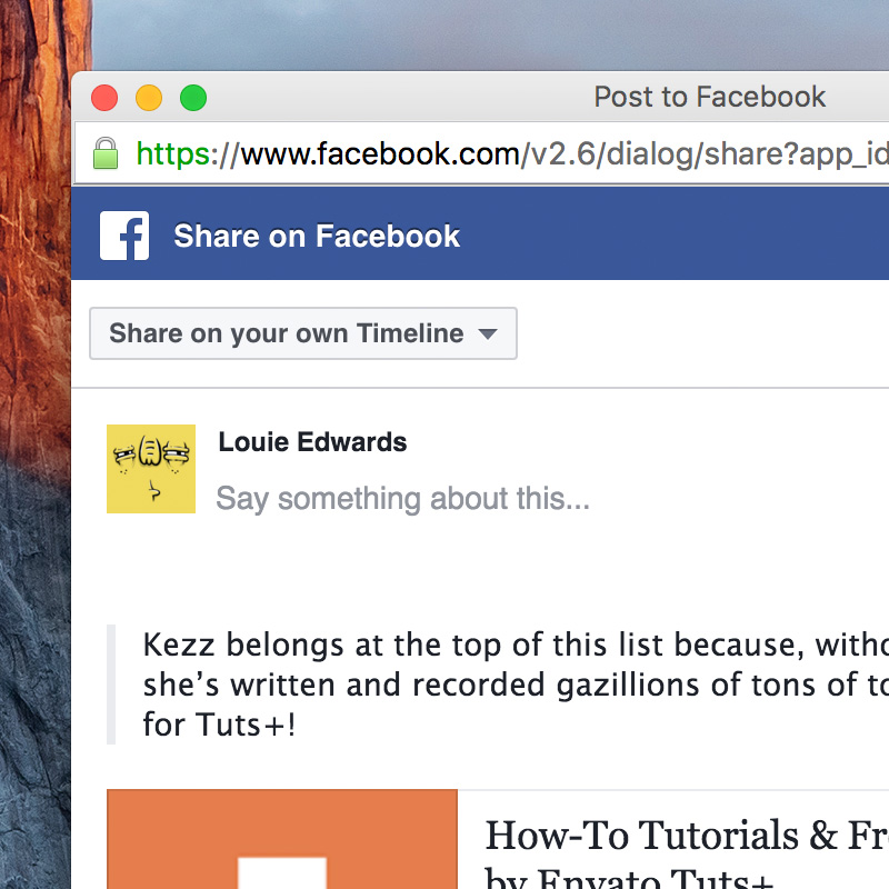 How to Code an Inline Sharing Menu | Envato Tuts+