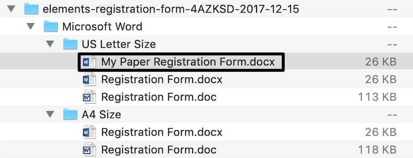 How To Customize a Registration Form Template (MS Word) | Envato Tuts+