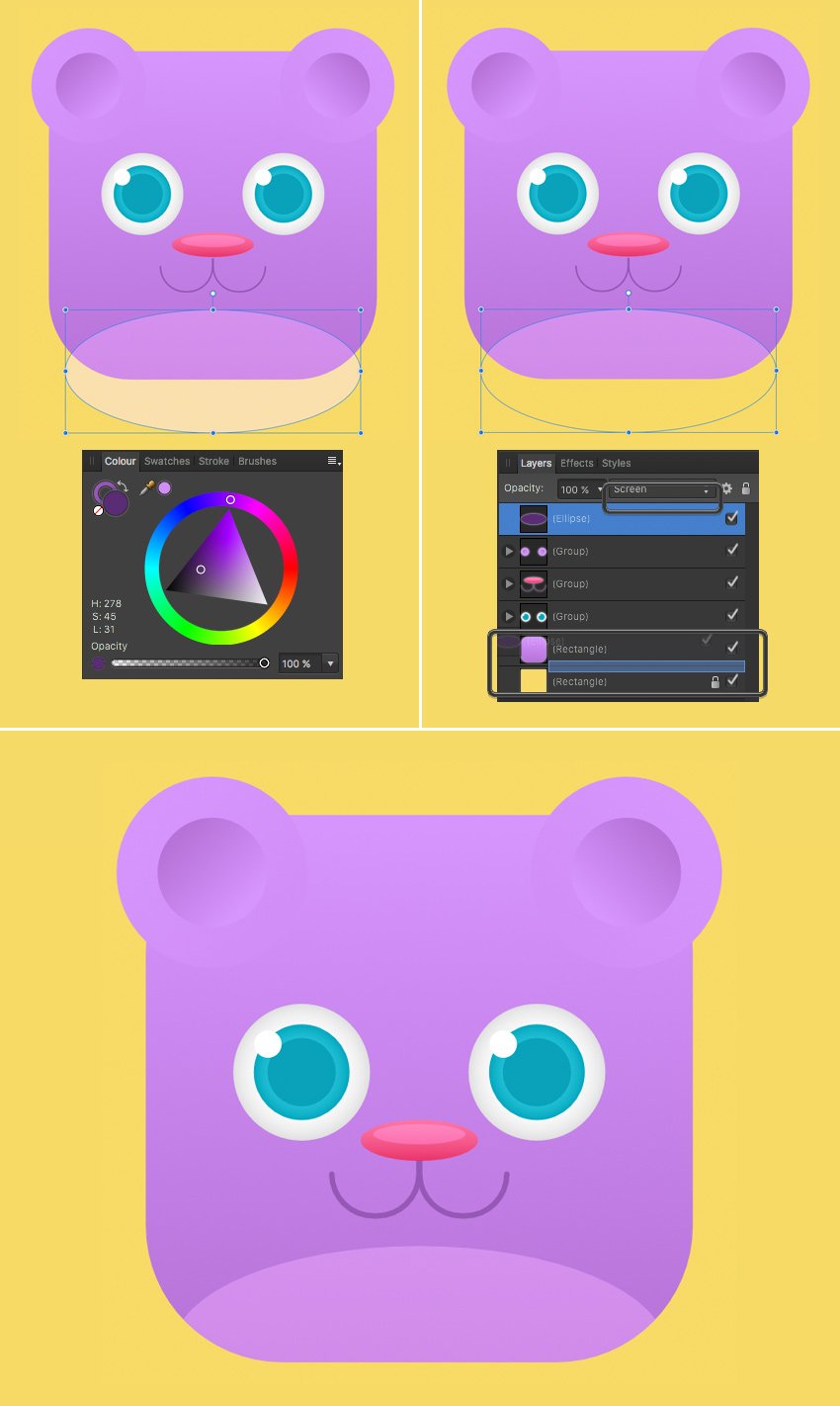 How to Design a "Match Three" Game Screen in Affinity Designer | Envato ...