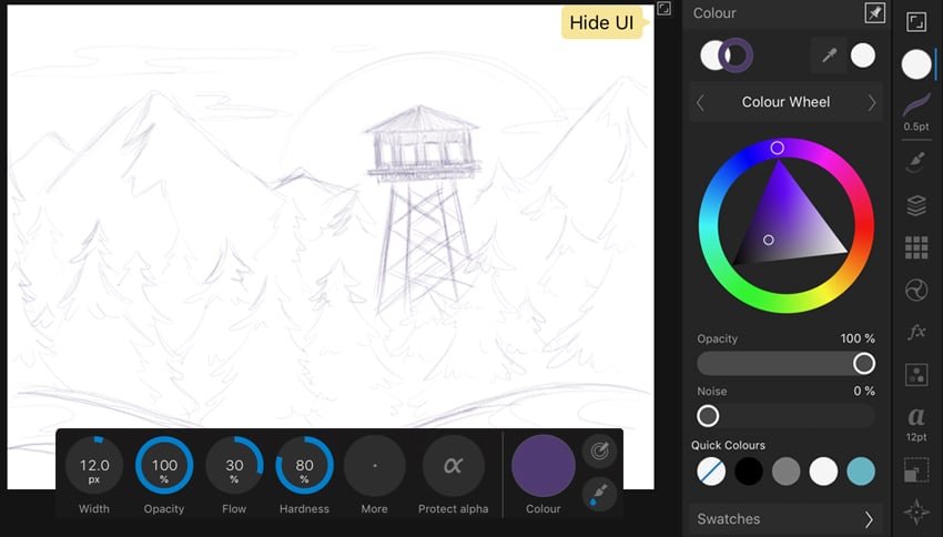 How to Create Colorful Wallpaper in Affinity Designer for iPad | Envato ...