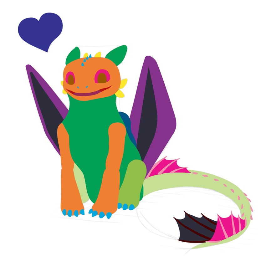 How to draw Toothless in Illustrator | Envato Tuts+