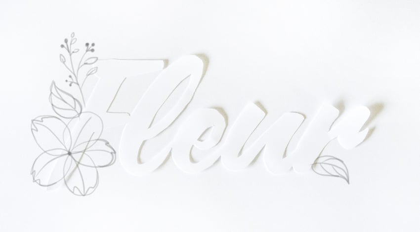 How to Create Floral Typography With Ink | Envato Tuts+