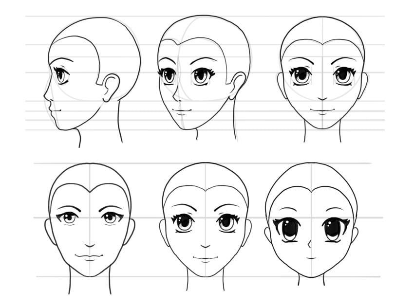 How to Draw Anime Heads and Faces | Envato Tuts+