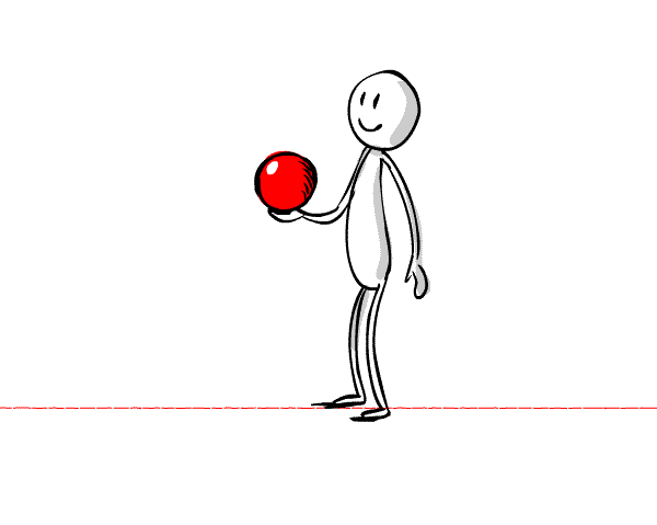 Cómo animar a un personaje lanzando una pelota