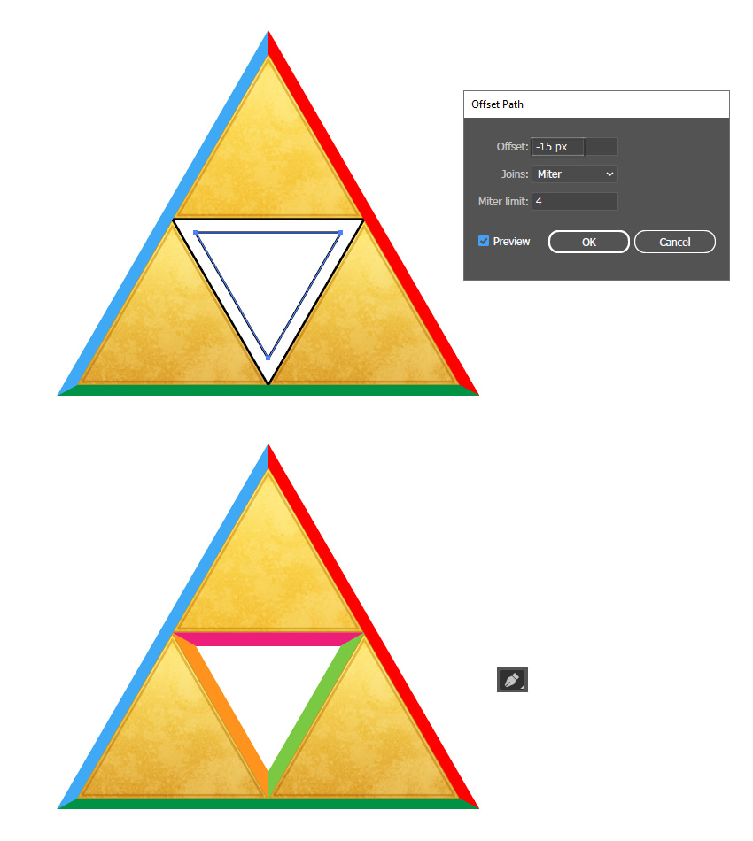 All the Zelda Logos & How to Create the Triforce Logo | Envato Tuts+