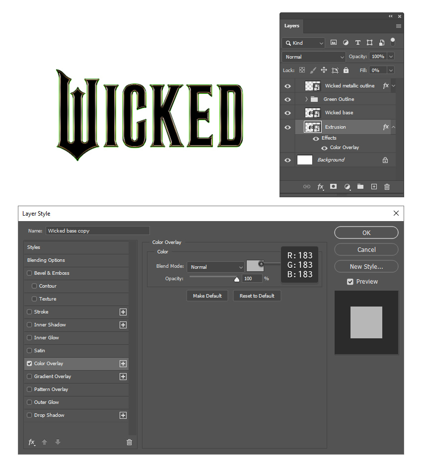 How to create a Wicked movie inspired logo | Envato Tuts+