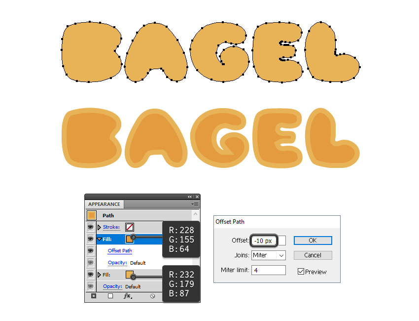 How to Create a Tasty Bagel Text Effect in Adobe Illustrator | Envato Tuts+