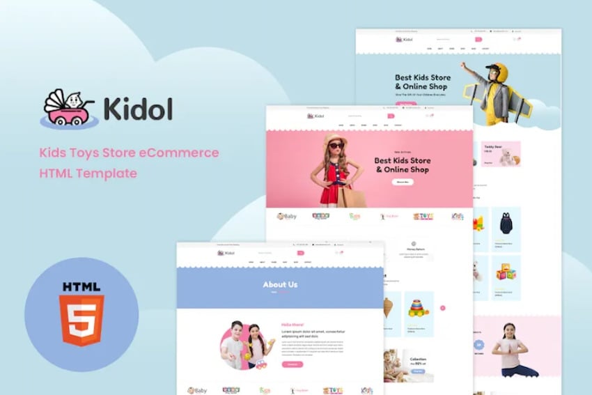 10+ Best Baby and Kids HTML Website Templates | Envato Tuts+