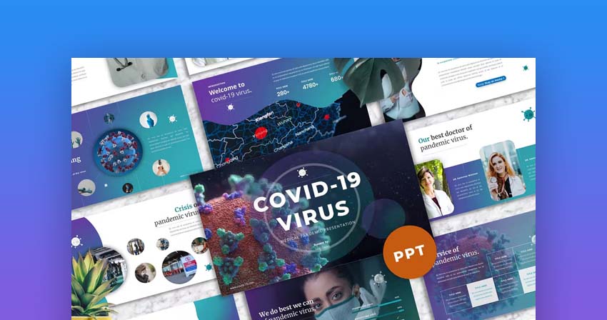 15 Best Free Covid Coronavirus & Virus PowerPoint PPT Templates 2025 ...