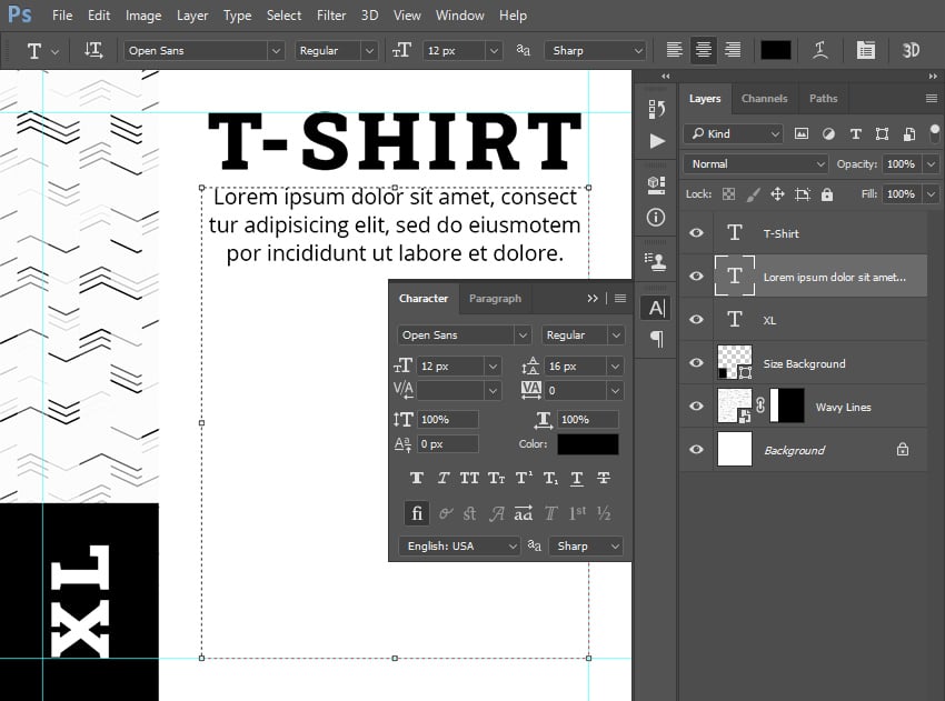 How to Create Your Own T-Shirt Label Template | Envato Tuts+