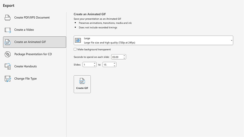 How to Make a PowerPoint Animated GIF From a PowerPoint Slide | Envato ...
