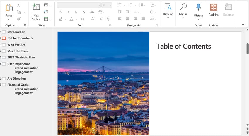 Make a Great Table of Contents in PowerPoint (PPT) + Video | Envato Tuts+