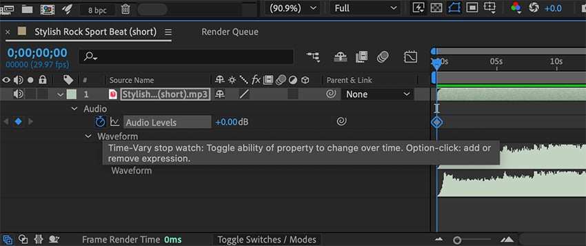 How to Quickly Fade Sound In & Fade Out in After Effects | Envato Tuts+