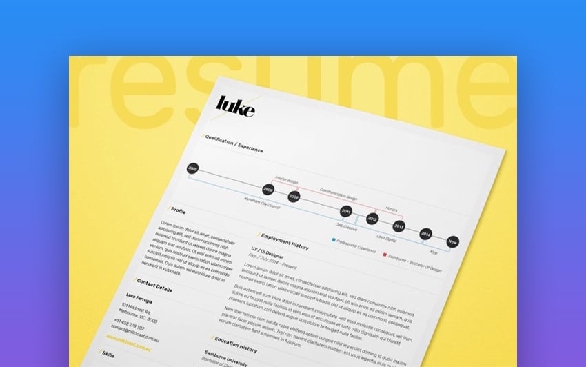 25+ Best One-Page Resume Templates (Simple to Use Format Examples 2025 ...