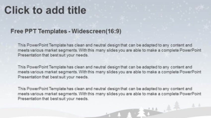 25 Best Free Winter PowerPoint PPT Slides & Backgrounds 2022 | Envato Tuts+