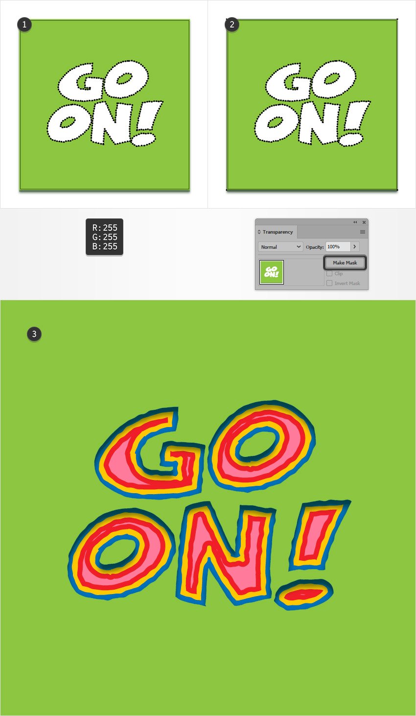 How to Create a Layered Paper Art Text Effect in Adobe Illustrator ...