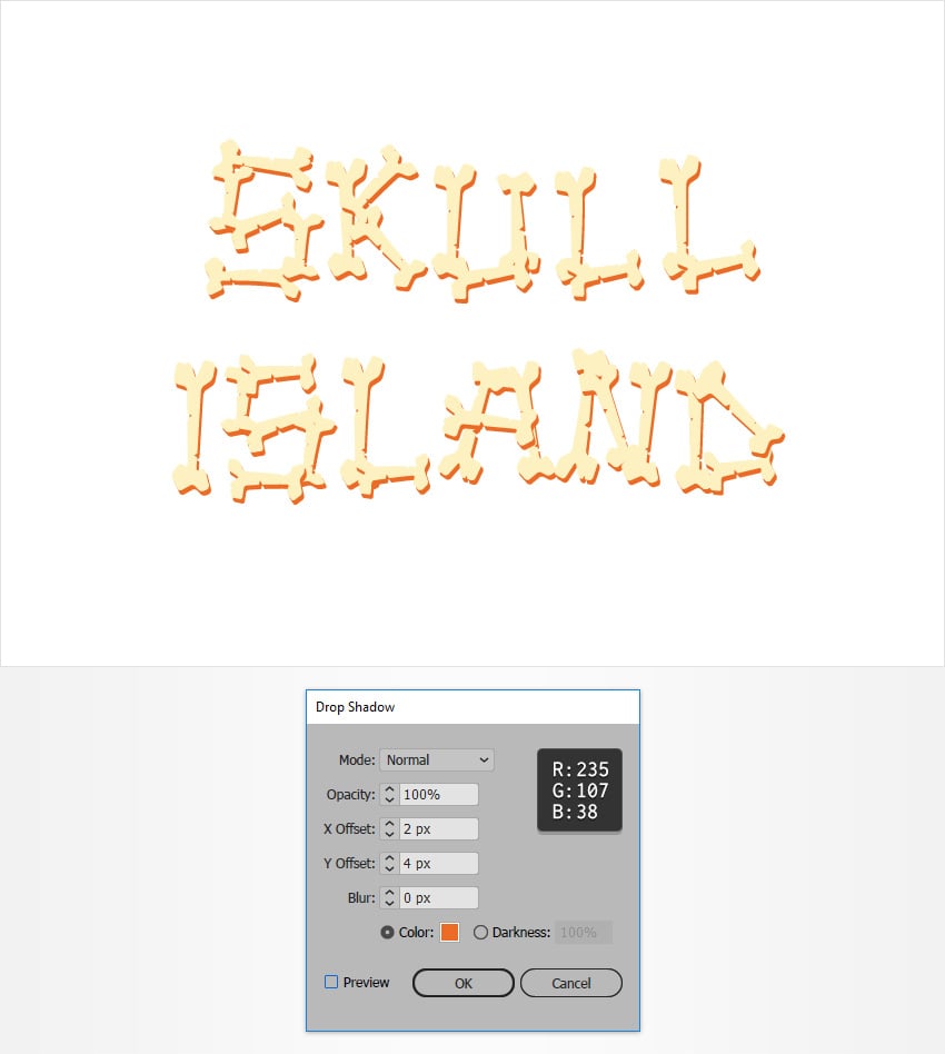 How to Create a Bones Text Effect in Adobe Illustrator | Envato Tuts+