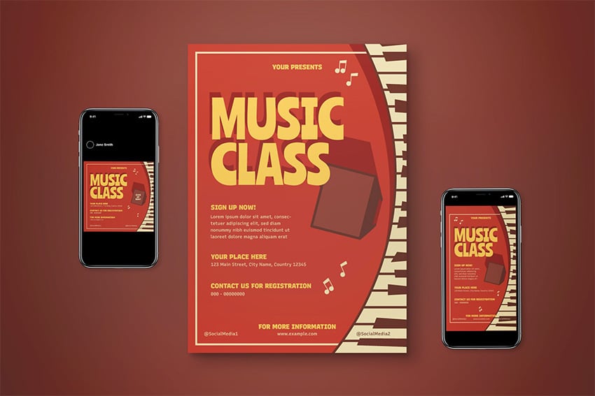 How to Design a Music Lesson Flyer | Envato Tuts+