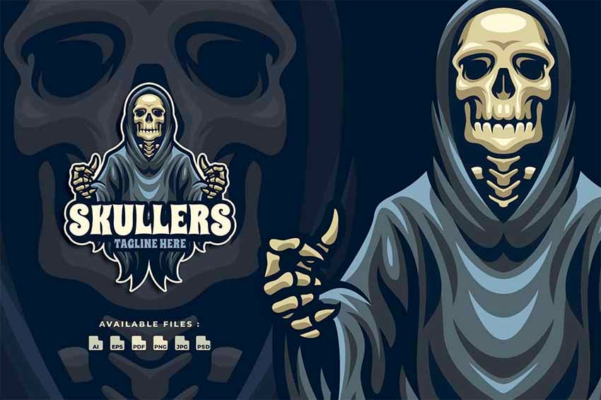 36 Cool Skeleton Logo Designs | Envato Tuts+