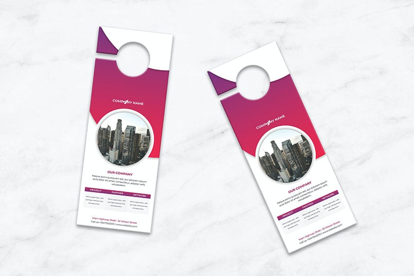 Best Door Hanger Templates (Blank, Printable and Custom Ideas) | Envato ...