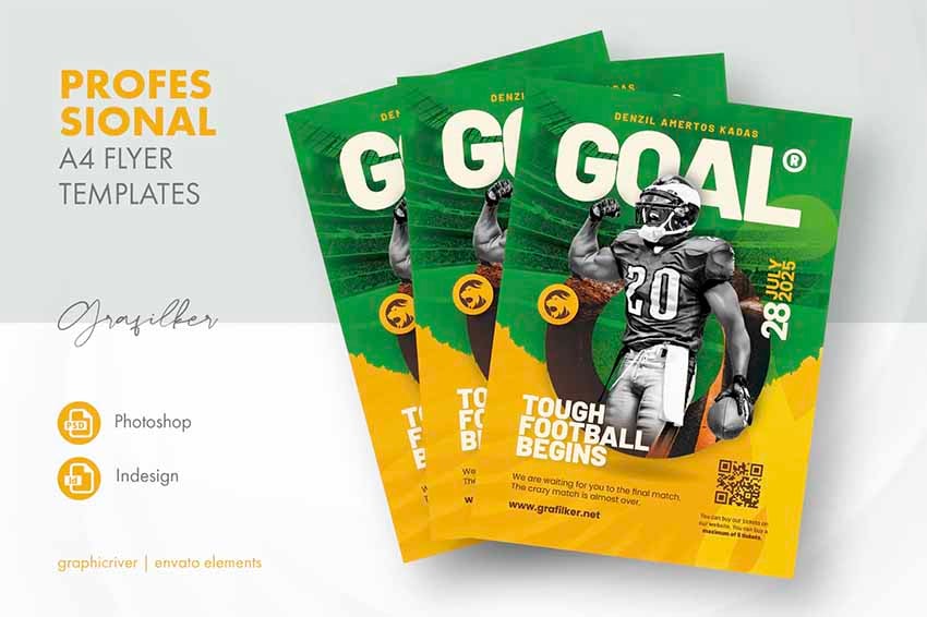 12 Best Football & Soccer Camp Flyer Templates | Envato Tuts+