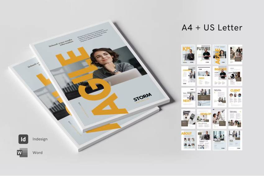 28 Creative Microsoft Word Brochure Templates (Best for 2025!) | Envato ...