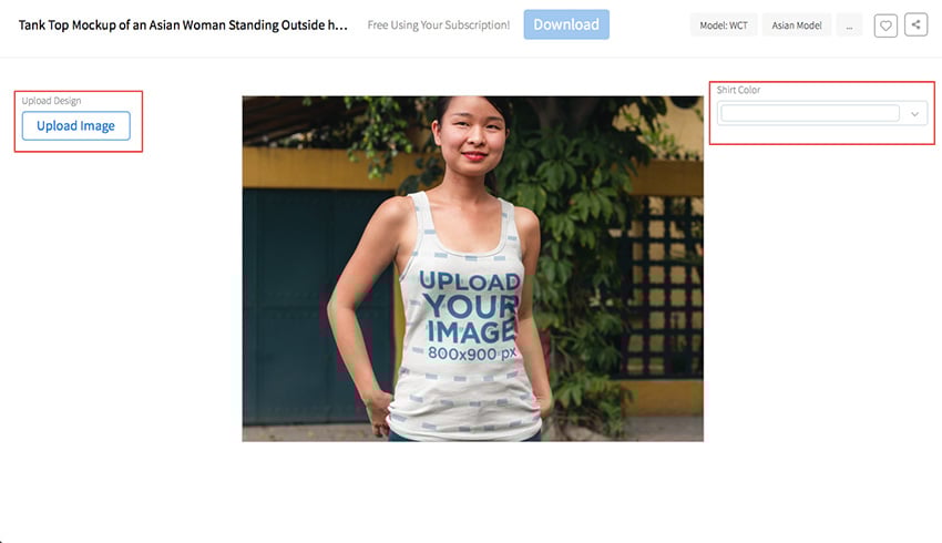 27 Best Racerback Tank Top Mockups Using an Online Mockup Generator ...