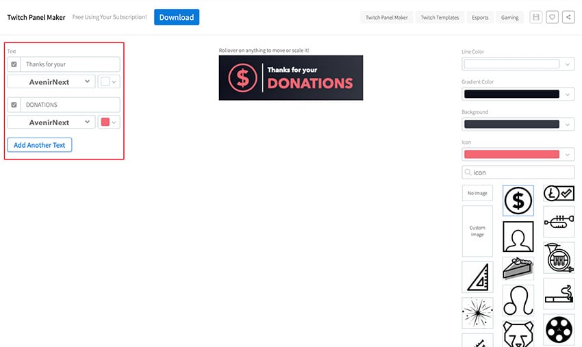35 Twitch Panel Templates (Using a Twitch Panel Maker)