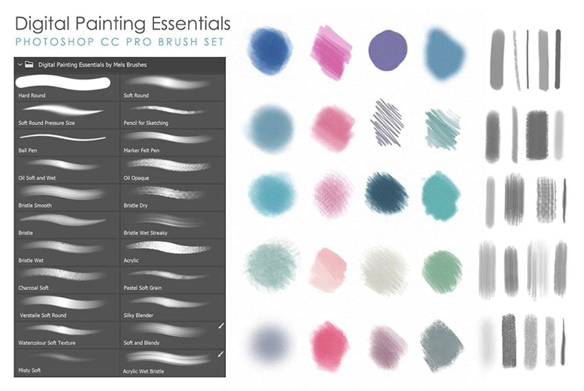 60 Pinceles Para Photoshop Gratis Para Descargar Ahora | Envato Tuts+