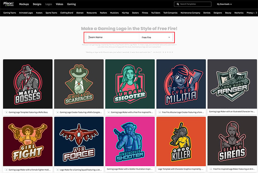 35 geniales logos para clanes (usando creador de logo gamer) | Envato Tuts+